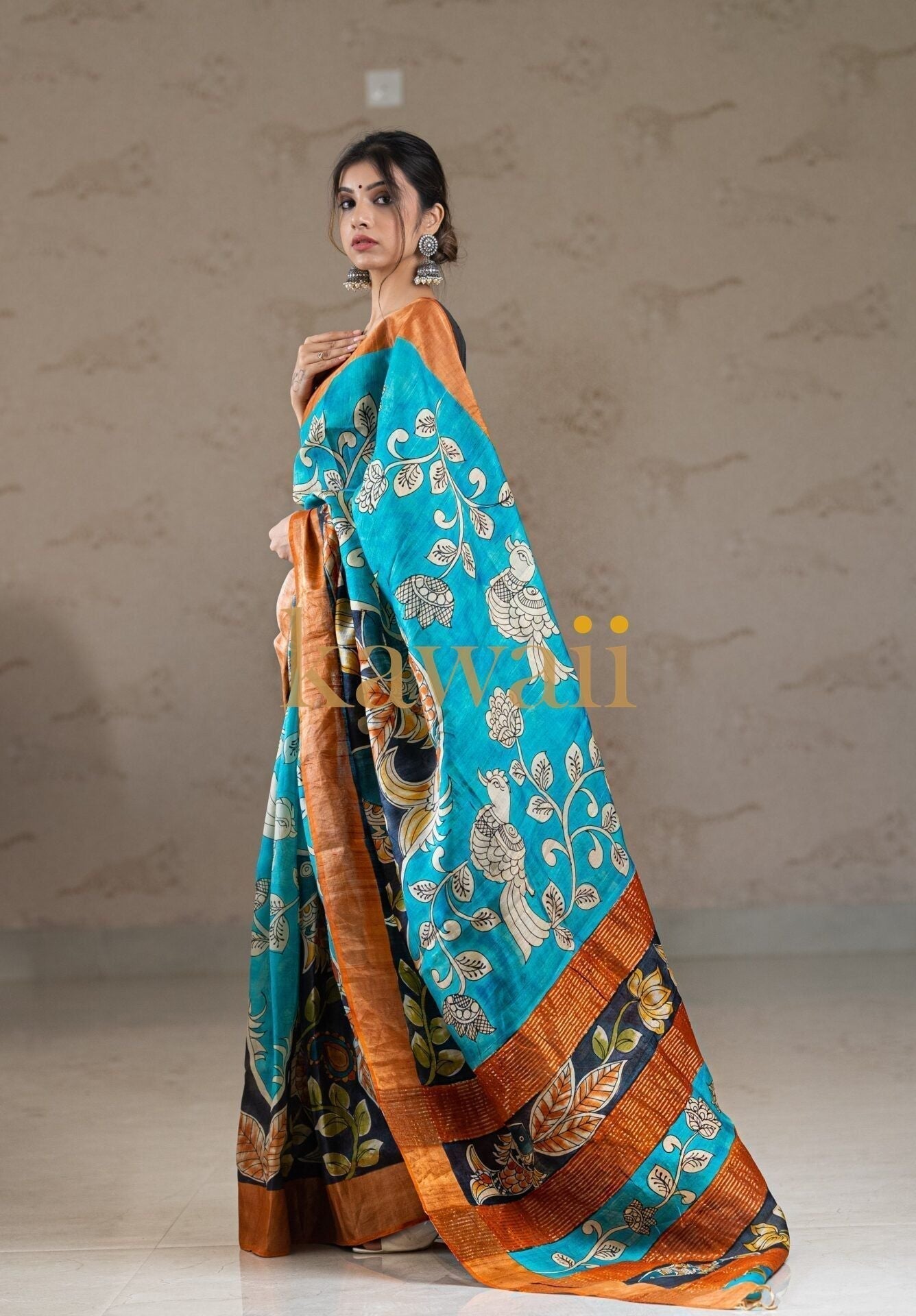 Onam Saree New Design 2026 | Hand-Painted & Handcrafted Sarees – Kawaii